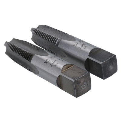 1/4" x 18 NPT Imperial Tungsten Steel Taper and Plug Set TD079