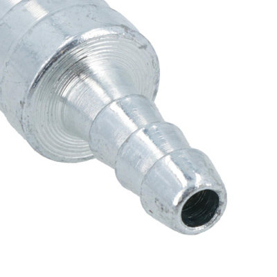 1/4in (6.35mm) Air Hose Barb Tail with Male PCL Type Connector Fitting 10pc