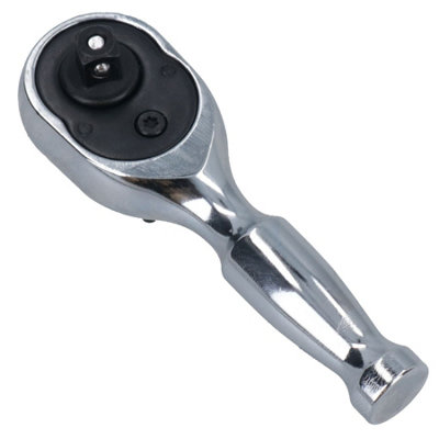 1/4in Drive Stubby Headed Ratchet Socket Driver 90 Teeth Quick Rel ...