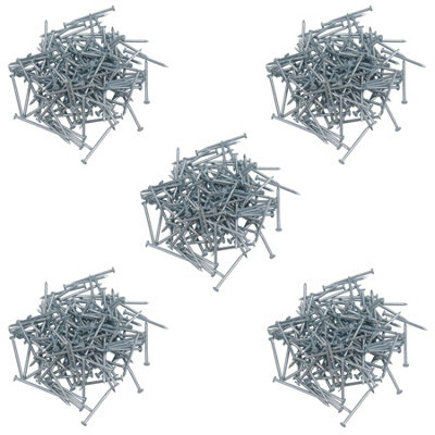 1.4mm x 25mm Round Headed Wire Nails Zinc Plated Timber Wood Building ...