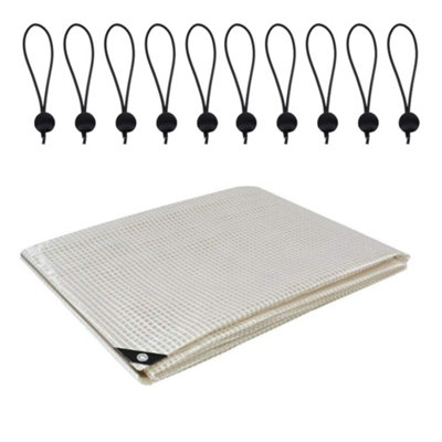 1.5 x 2 m Tarpaulin Waterproof Heavy Duty Cover Camping Ground Sheet ...