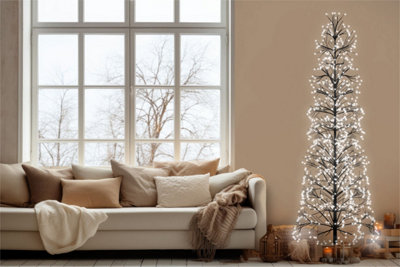 1.5m 2000 WW Micro Led Black Tree
