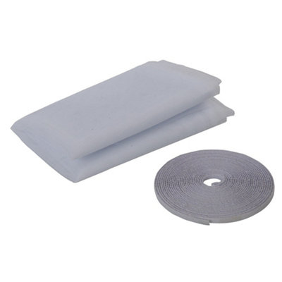 1.5m x 1.3m Window Frame Insect Mesh Screen & Tape Bugs Fly Mosquito ...