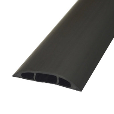 1.5m x 60mm Low Profile Rubber Floor Cable Cover Protector Conduit ...