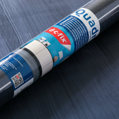 1.5mX 67cm DC FIX QUADRO NAVY BLUE STICKY BACK PLASTIC SELF ADHESIVE ...