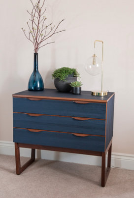 1.5mX 67cm DC FIX QUADRO NAVY BLUE STICKY BACK PLASTIC SELF ADHESIVE ...