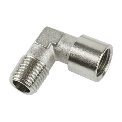 1/8" BSP Elbow 90 Degree Angle Fitting Male to Female Thread Air Line ...