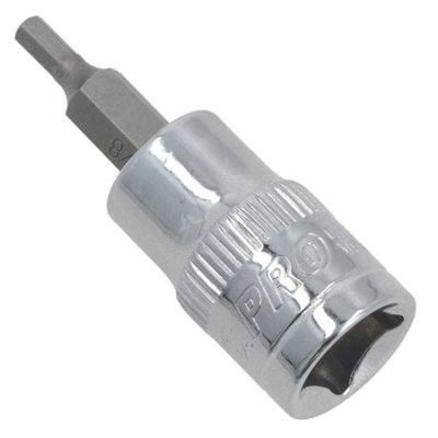 1/8" Hex Key Socket / Bit 3/8" Drive Imperial AF SAE 6 Sided Allen Key ...