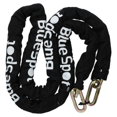 1.8 Metres x 8mm Square Link Heavy Duty Bike Security Chain with Nylon ...