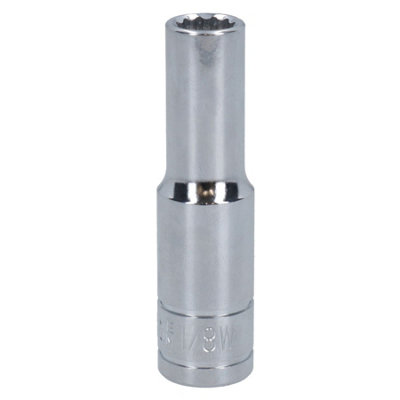 1/8 WW BSW BSF 3/8in Drive Double Deep Whitworth 12 Sided Bi-Hex Socket