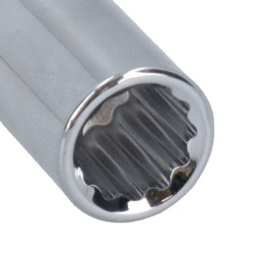 1/8 WW BSW BSF 3/8in Drive Double Deep Whitworth 12 Sided Bi-Hex Socket