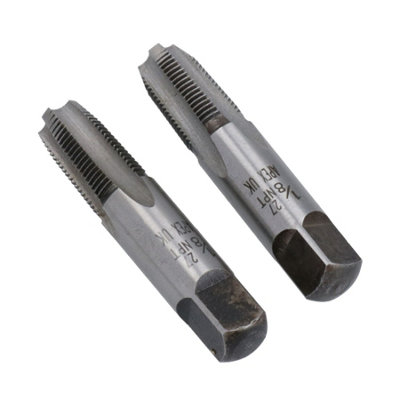 1/8" x 27 NPT Imperial Tungsten Steel Taper and Plug Set TD080