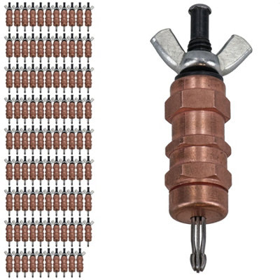 1/8in. Manual Cleco Wing Nut Style Temporary Fastener Sheet Metal Grip ...