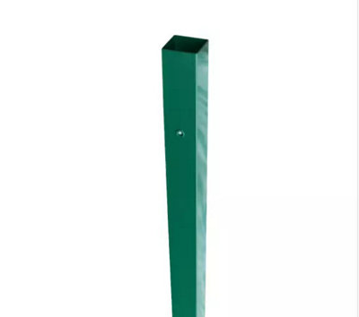 1.8m High V Mesh Security Fence Post - Powder Coated Green, Anti-Climb ...