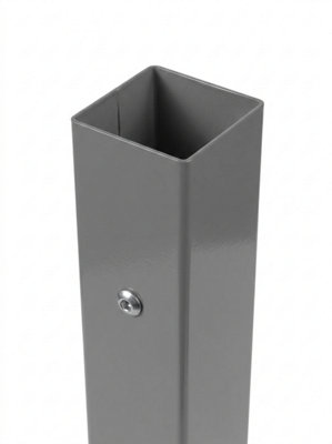 1.8m High V Mesh Security Fence Post - Powder Coated Grey, Anti-Climb ...