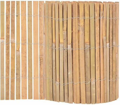 1.8m x 4m Bamboo Slat Fence Screen Roll Screening Fencing Privacy ...