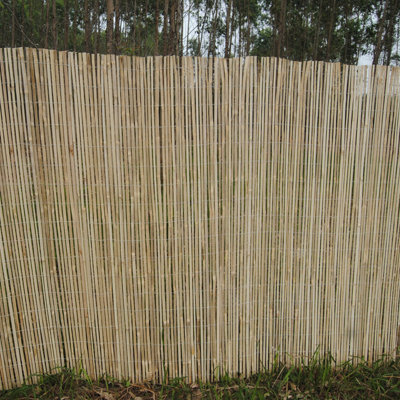 1.8m x 4m Bamboo Slat Fence Screen Roll Screening Fencing Privacy Sun ...