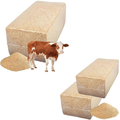 1 Bag (20kg) Sawdust Bales Wood Shavings Ideal For Animal Pet Bedding