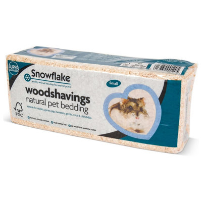 1 Bag Small 1kg Animal Pet Bedding Wood Shavings With Odour Control Pet ...