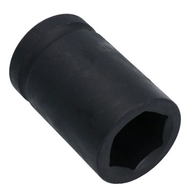 1" Drive 32mm Deep MM Impact Impacted Socket 6 Sided Single Hex