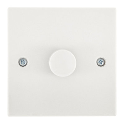 1 Gang 1 Way Dimmer Switch 400W - White