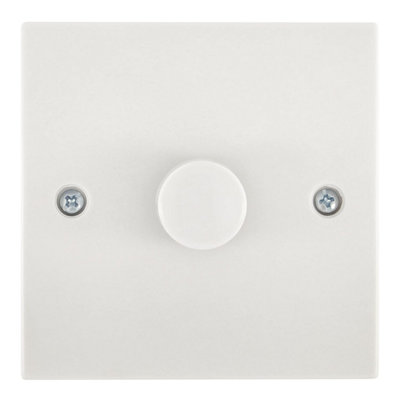 1 Gang 1 Way Dimmer Switch- Square Electric Soft Start Single Light ...