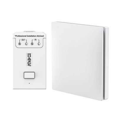 1 Gang Wireless Kinetic Switch + Non Dimmable & Wi-Fi 5A RF Receiver in ...