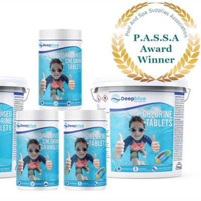 1 kg Multifunction Chlorine Tablets, 4in1 Dispenser Tablets Sanitiser ...