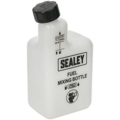 1 Litre 2-Stroke Petrol Fuel Mixing Bottle with Ratio Markings for ...