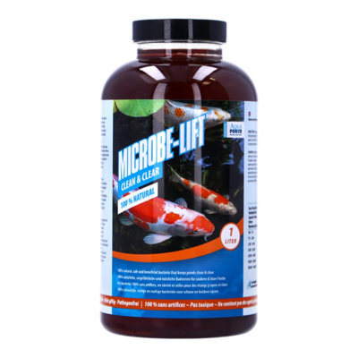 1 Litre Microbe Lift Clean Clear Pond Water Treatment