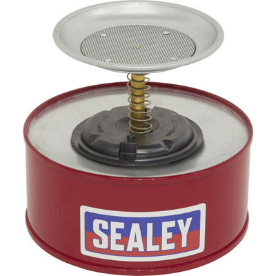 1 Litre Plunger Can - One Handed Operation - Flammable Liquid Dispenser