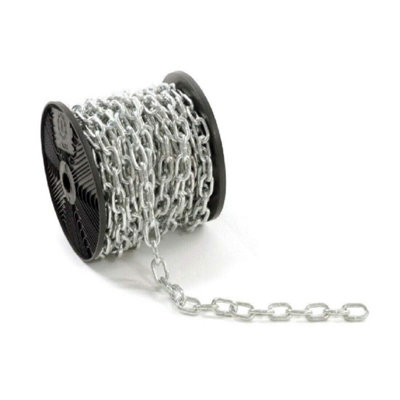 1 metre of 5 mm Strong Hot Dipped Galvanized Heavy Duty Steel Chain