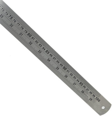 1 METRE RULER RANGE 100cm 1M One 40" Long Large Metal Measure School ...
