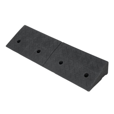 1 Pack Rubber Kerb Ramp Bridging Gap Between Roads and Steps H 10cm