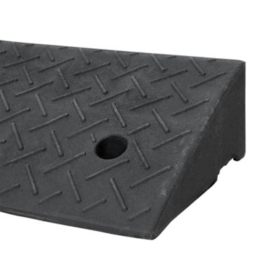 1 Pack Rubber Kerb Ramp Bridging Gap Between Roads and Steps H 10cm
