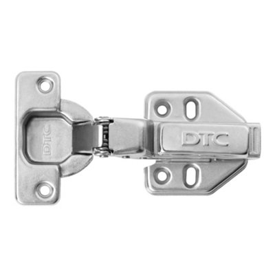 1 Pair of 110 Degree Soft Close Hinges for Half Overlay Cabinet Doors ...