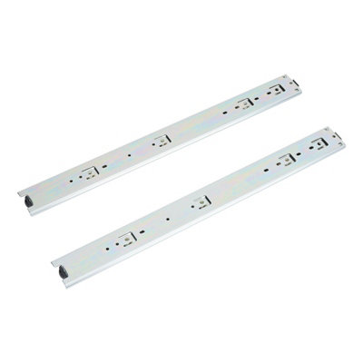 1 Pair Silver Heavy Duty Ball Bearing Rails Draw Runner 12 inch