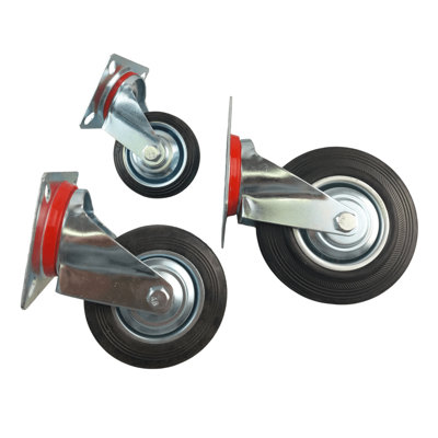 1 pc Swivel Castor Heavy Duty Wheel Caster Wheels Swivel 4"