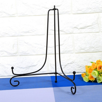 1 pcs 10Iron Easel Classic Display Stand Bowl Plate Photo Frame Book ...