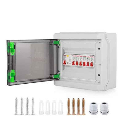 1 PIECE 6 WAY 63 AMP CONSUMER UNIT 6 MCBS 6A 16A 32A OUTDOOR FUSE BOX ...