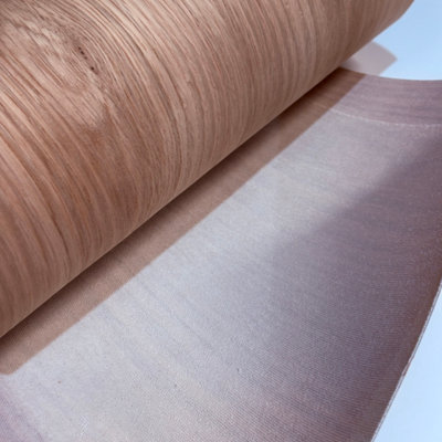 1 Roll of preglued iron On real wood OAK veneer. 2500x300x0.6mm