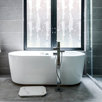 1 Roll PVC Static Cling Window Privacy Film Roll Frosted Glass Film 90 ...