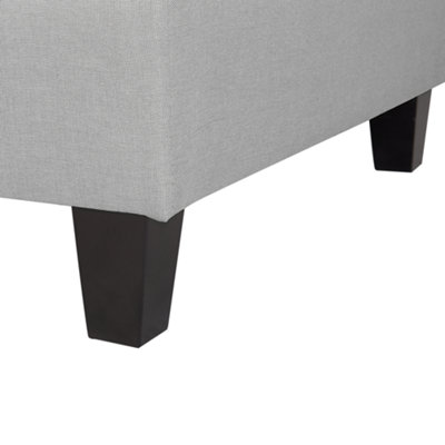 1-Seat Section FEVIK Fabric Light Grey