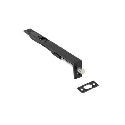 1 Set Flush Door Bolt Matt Black Finish Concealed Security French ...