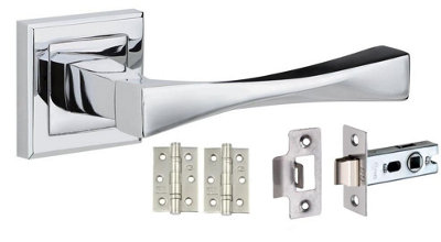 1 Set Straight Astrid Design Door Handles Internal Sets Latch and BB ...