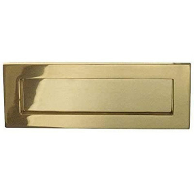 1 Set Victorian Design Postal Letter Plate Polished Brass Finish Mail ...