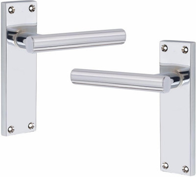 1 Set Victorian Straight T-Bar Handle Latch Internal Door Handles ...