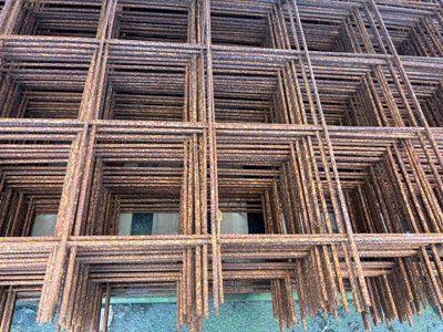 1 Sheet - Standard Size A142 Steel Reinforcement Mesh 2400mm x 1200mm Sheet