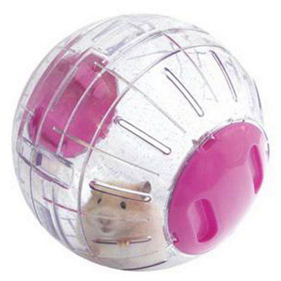 1 Small Animals Boredom Breaker Glitter Hamster Ball Play Toy Exercise ...