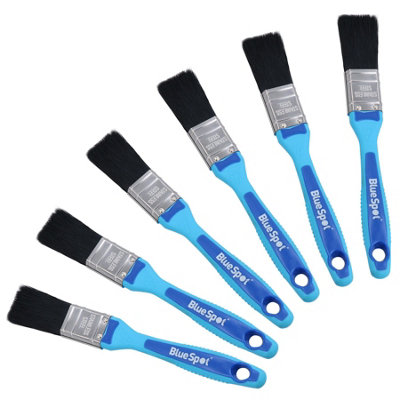 1" Synthetic Paint Brush Painting + Decorating Brushes Soft Grip Handle ...